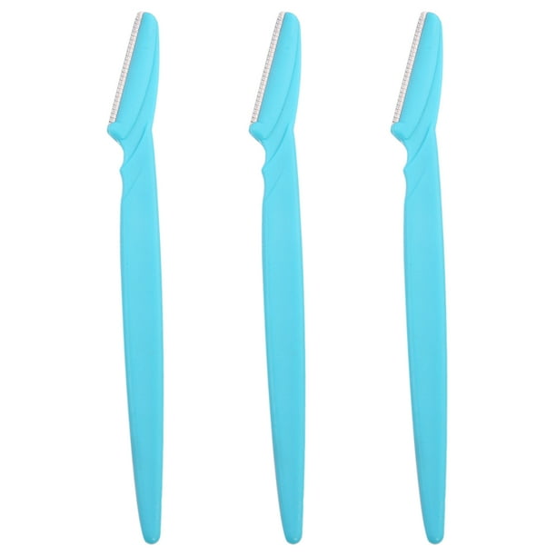 Dermaplaning Tool Eyebrow Razors for Women，Blade for Eyebrows and Peach ...