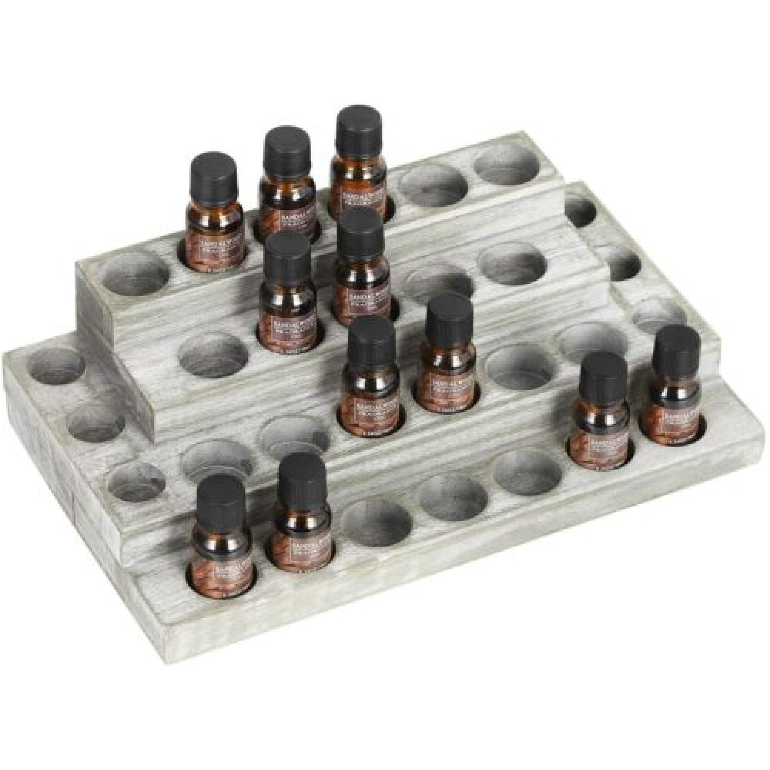 Essential Oils Storage Rack Organizer Versatile Pine Storage Rack Holds ...