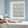 Black Leaf Arrow Window Privacy Film, Modern Abstract Minimalist ...