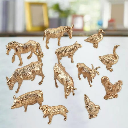 Resin Animal Figures Model Kids Playset Figurines Miniature Ornament ...