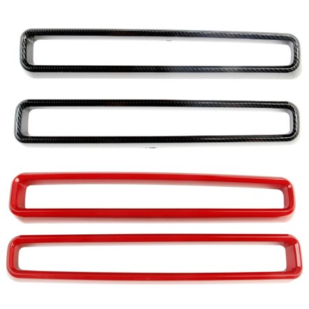 Top-Max 1 Pair Front Mid Grille Trim Insert Bezels Fit for 2015-2020 ...