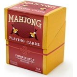 Brybelly Chinese Mahjong Playing Cards - 144-Card Deck with Classic ...