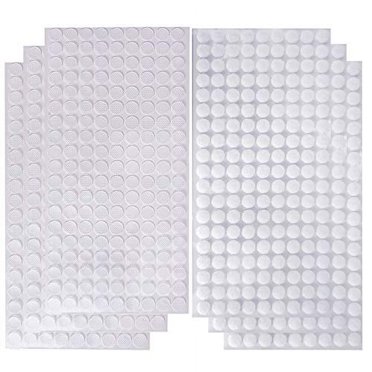 Glue Dots Mini Dots Adhesive Value Pack Sheets, 3/16 Inch, Clear, Pack ...