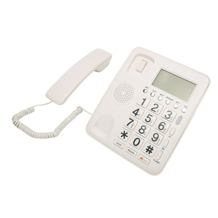 Desk Phone, Dual Interface Corded House Phone Clear Sound For Office ...