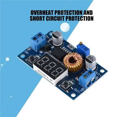 5A 75W DC-DC Adjustable Step-down Module Voltage Regulator Adjustable ...