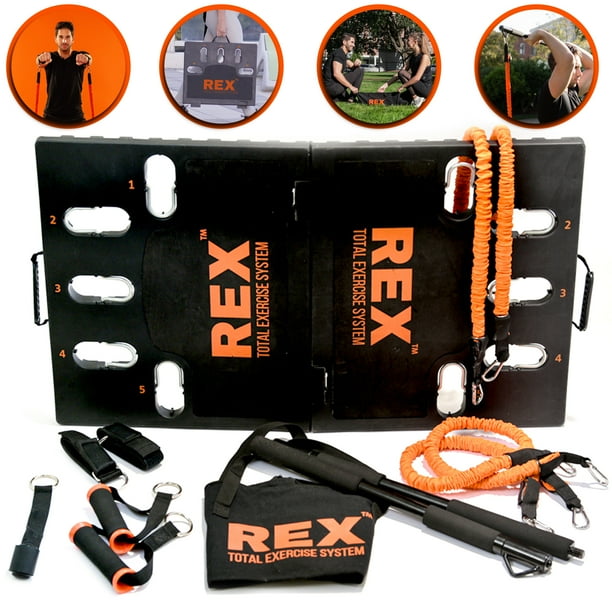 REX Portable Home Gym Resistance Exercise Machine - Walmart.com
