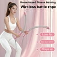 Adjustable Ropeless Battle Ropes, 3-Level Weight Setting, Cordless ...