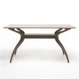 Free Shipping! Noble House Logan Mid-Century Walnut Finish Rubberwood ...