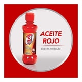 Aceite rojo 3 en 1 lustra muebles 480 ml | Walmart en línea