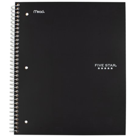 Five Star Wirebound Notebook, 1 Subject, Graph Ruled , 11" x 8 1/2 ...
