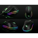 Rosewill Gaming Mouse, 10000 dpi, RGB Backlit, Optical, Wired, NEON M59 ...