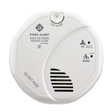 First Alert SCO500B Wireless Smoke and Carbon Monoxide Alarm with Voice ...