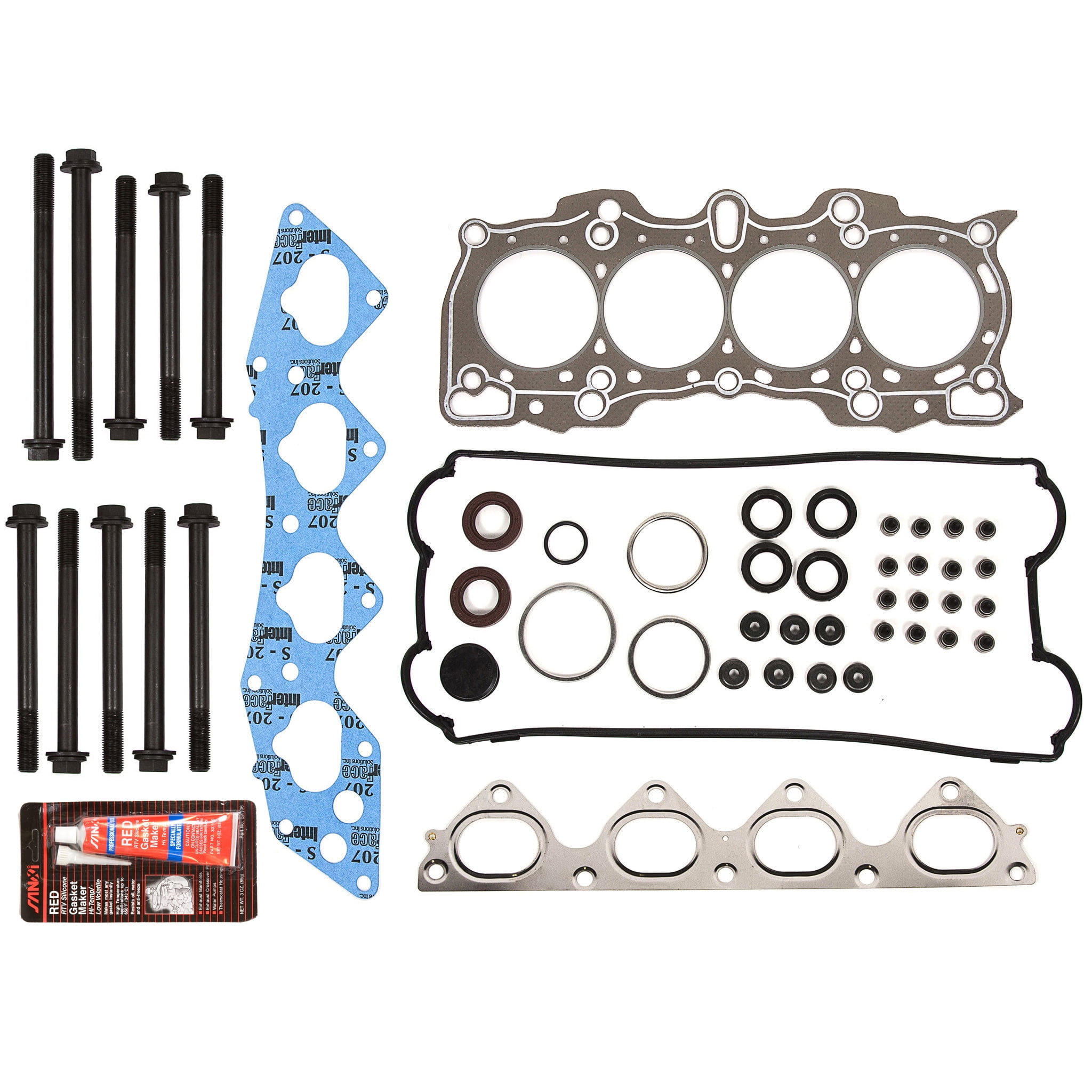 Evergreen HSHB4030G Graphite Head Gasket Set Head Bolts Fit 97-01 Honda ...