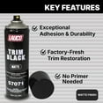 Trim Black Matte Aerosol 13 oz. Automotive Spray Paint Can Quantity: 6 ...