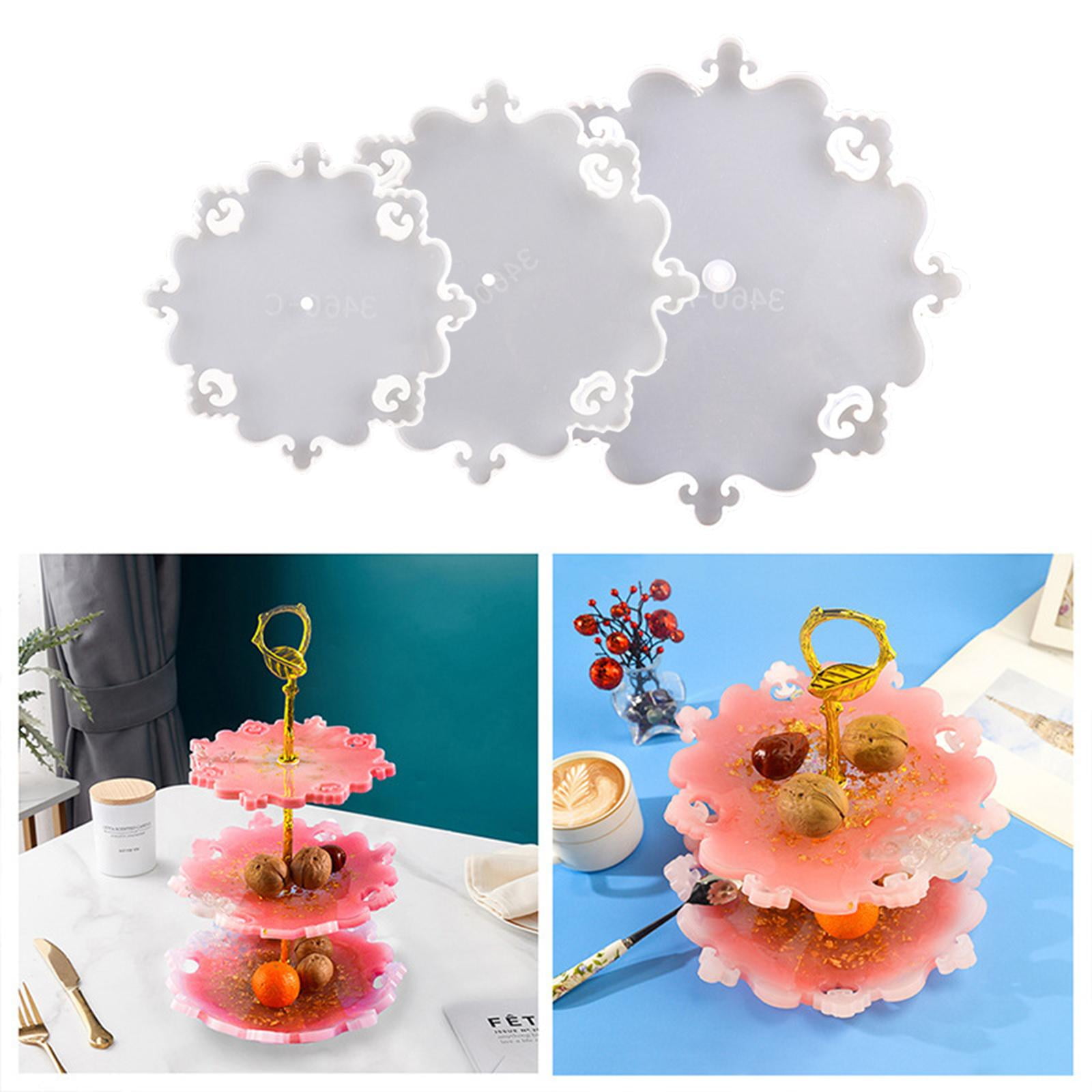Resin Fruit Tray , Cake Stand s Epoxy Resin Tray , Resin Silicone ...