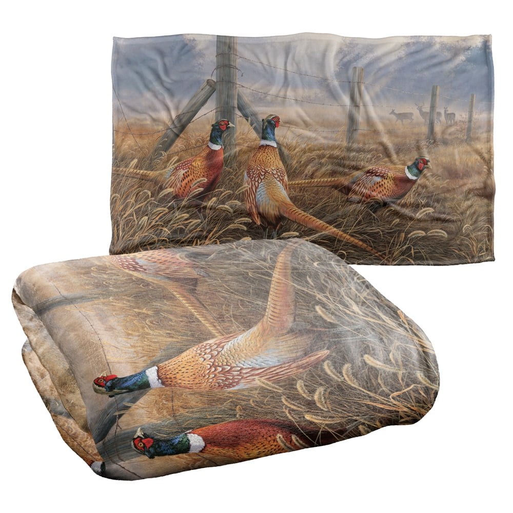 Wild Wings Pleasant Pheasants Silky Touch Super Soft Throw Blanket 36 ...