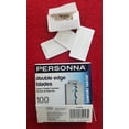 Personna Double Edge Shave Razor Blade Pack, 100 Count in White Wrapper ...