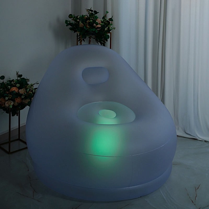 BalsaCircle 32" x 40" Assorted Air Candy Inflatable Light Up Chair ...