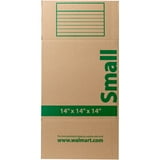 Small Corrugate Folded Kraft Box, 14" x 14" x 14", Brown - Walmart.com