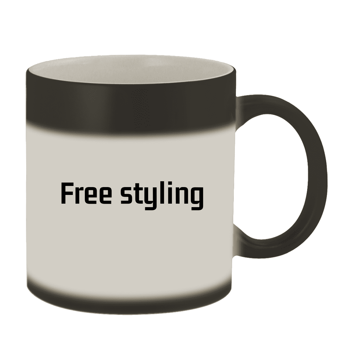 Free Styling - 11oz Magic Color Changing Mug, Matte Black - Walmart.com