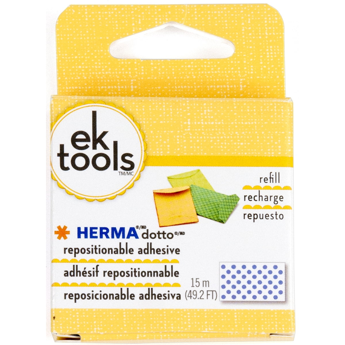 EK Tools Repositionable Adhesive Refill, 49.2' - Walmart.com