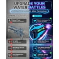 Electric Water Gun with LED & Mist Effects, Futuristic Axe Shaped ...