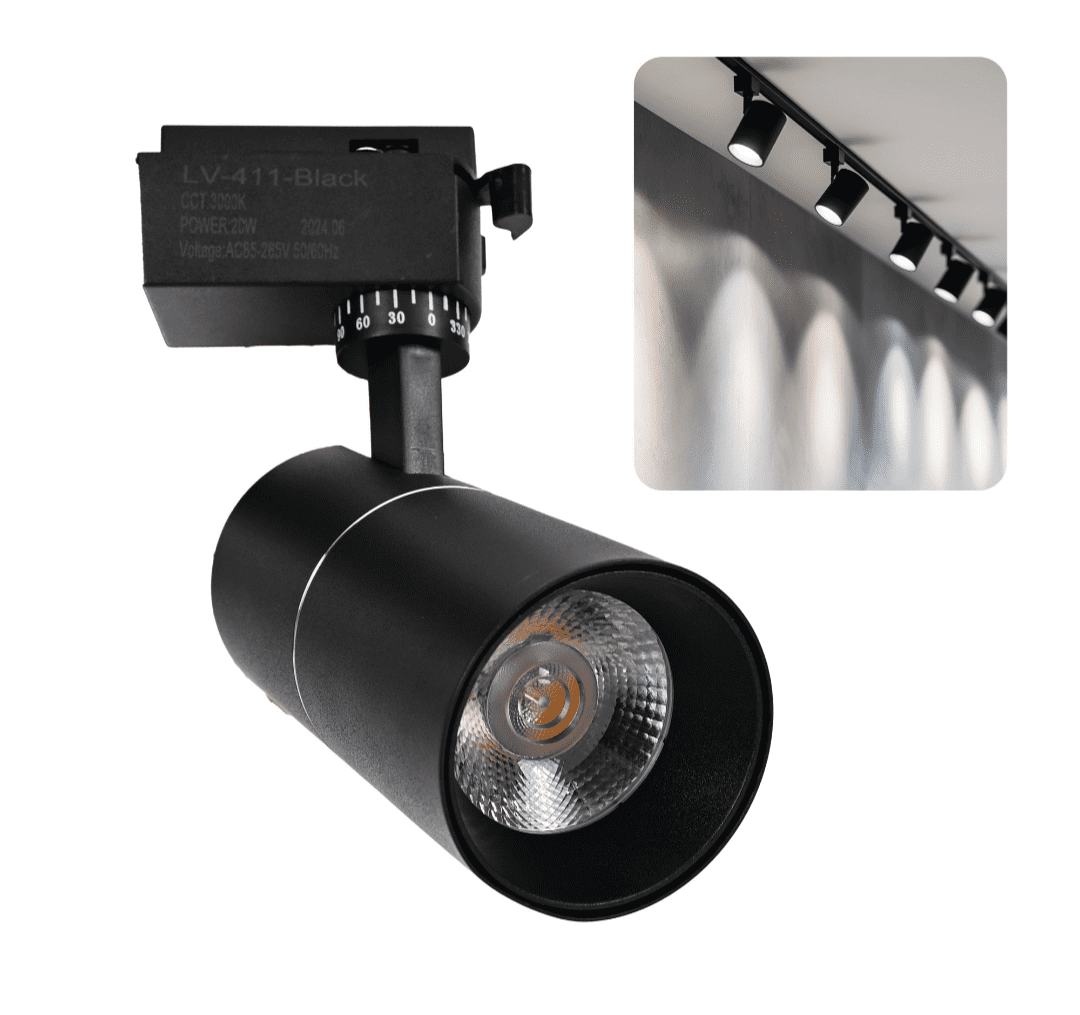 Lámpara Para Riel Negra 30W | Walmart en línea