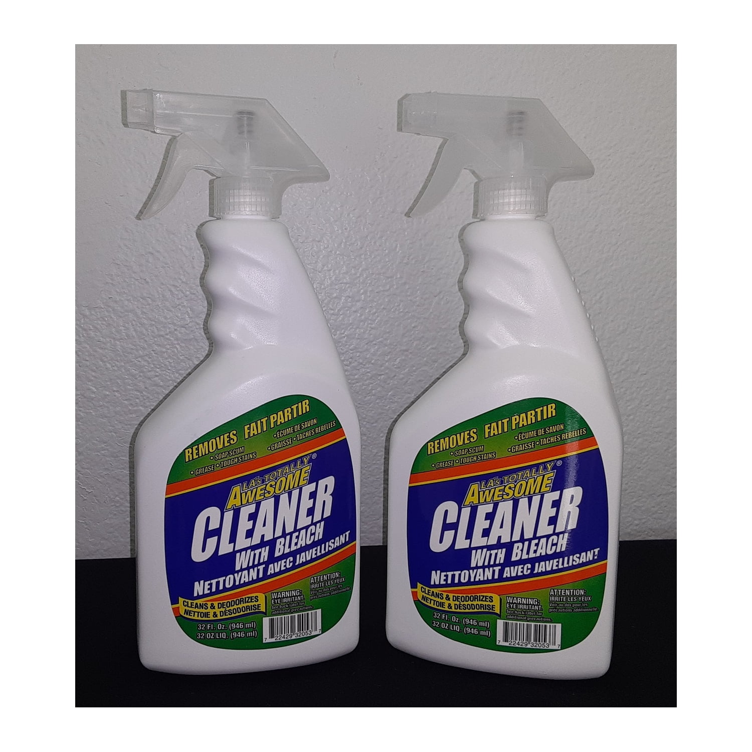 LA's Totally Awesome Cleaner with Bleach (2-Pack) Strong Cleaner ...