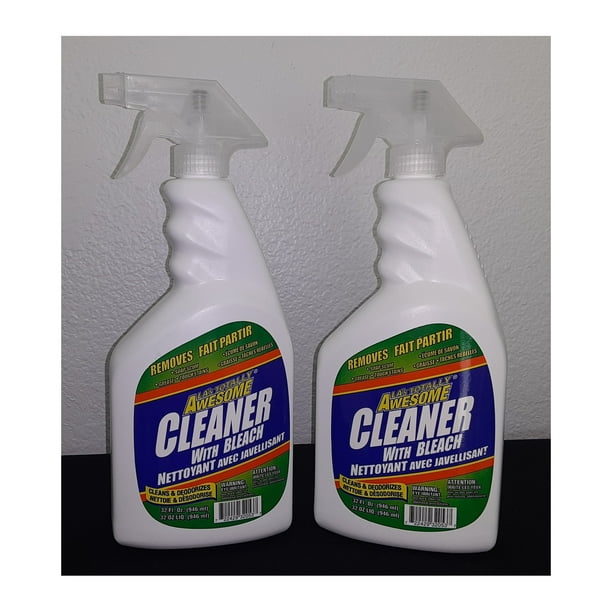 LA's Totally Awesome Cleaner with Bleach (2-Pack) Strong Cleaner ...
