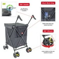 Cruiser Cart Urban 360 Folding Shopping Grocery Collapsible Laundry ...
