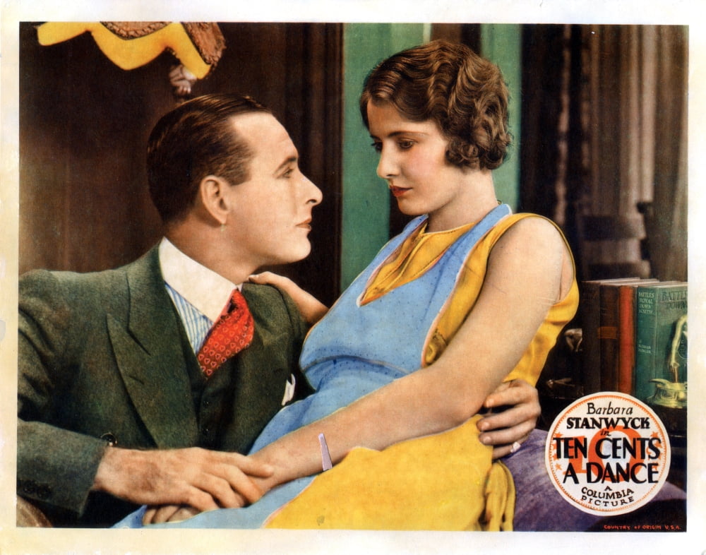 Ten Cents A Dance From Left Monroe Owsley Barbara Stanwyck 1931 Movie ...