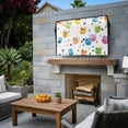 Cartoon Owl Outdoor TV Cover 60 to 65 inch Cute Animal Modern Art ...