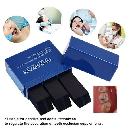 Tongliya 300 pages/box dental occlusal paper denture occlusion red ...