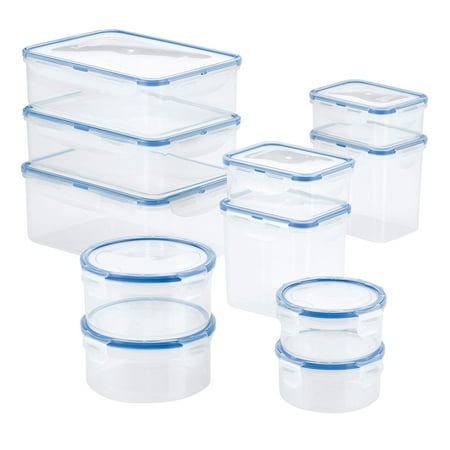 LocknLock Easy Essentials Food Storage lids/Airtight containers, BPA ...