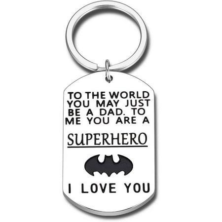 Fathers Day Gift Keychain Birthday for Dad Daddy Step Dad Husband from ...