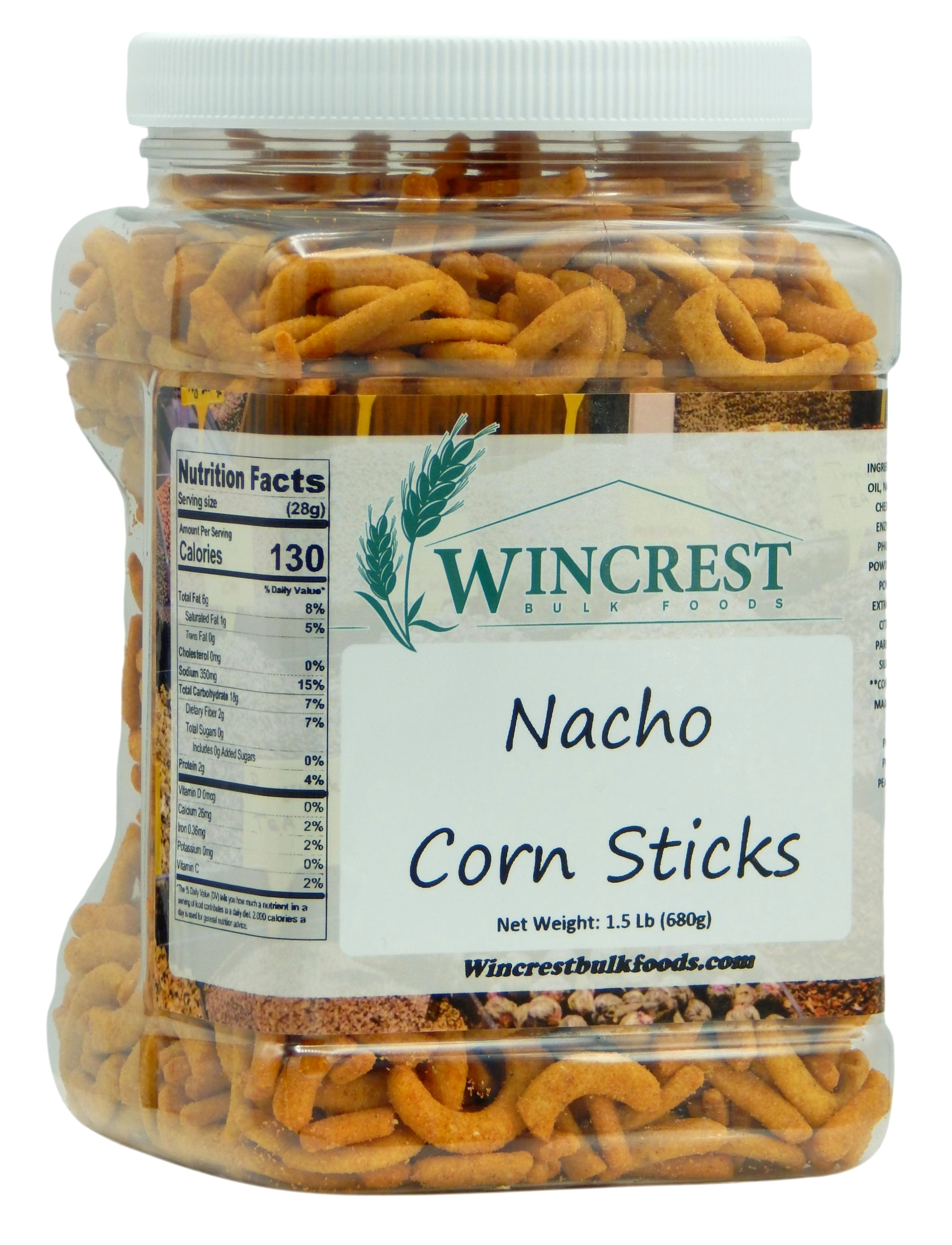 Nacho Corn Sticks - 1.5 Lb Tub - Walmart.com
