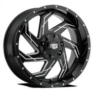 Motiv 424MB Mutant Gloss Black Machined Wheel Rim, 20" x 9" 6 x 135mm/6 ...