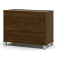 Bestar Pro-Linea 2-Door Storage Unit, Oak Barrel - Walmart.com