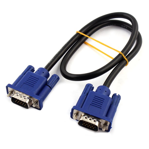 Office Desktop Computer Monitor VGA Male to Male Extension Cable 50cm ...
