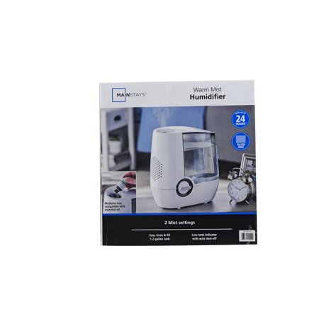 Mainstays Warm Mist Humidifier, HF3102WH, White - Walmart.com - Walmart.com
