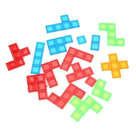 WALFRONT Children Kids Plastic Square Toy with 84 Pieces in 4 Colors ...