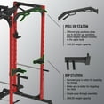 Mikolo Power Rack Cage with LAT Pulldown System,1200LBS Capacity ...