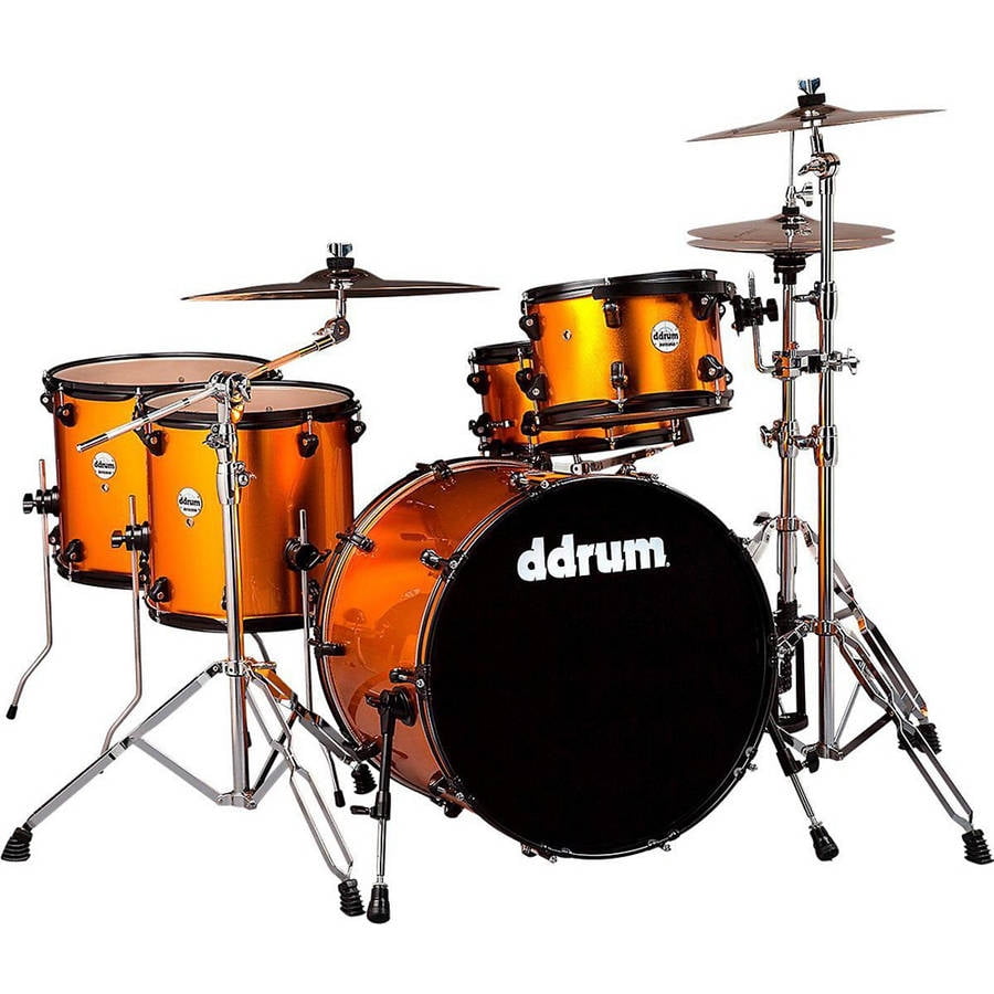 ddrum Journeyman Gen. 2 Rambler 5-Piece Drumset w/ Hardware - Blaze ...