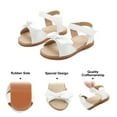 Toddler Girl White Sandals Size 8 Easter Flower Girl Dress Shoes Open ...