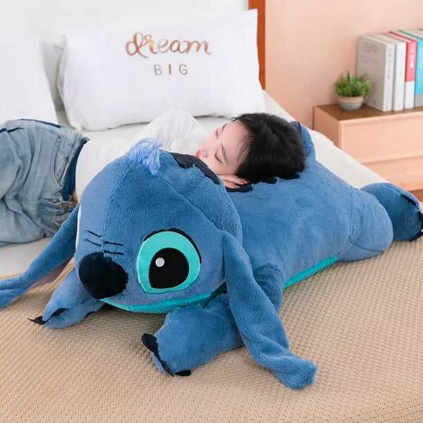 45/60/80cm Stitch Disney Doll Plush Toys Lilo&Stitch Plush Stuffed Doll Soft Pillow Prone ...