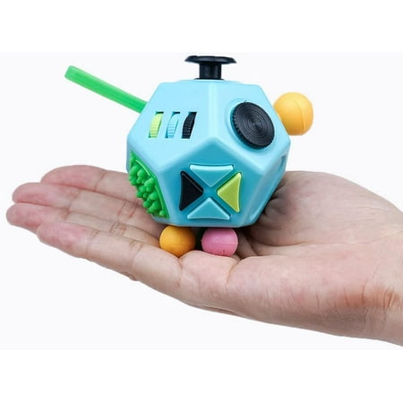NETSENG 12 Sided Fidget Adult Toy Anti-Anxiety Dodecagon Stress Relief ...