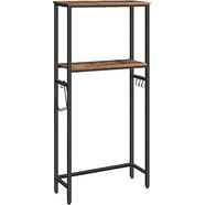 Costway 3-Tier Over-The-Toilet Bathroom Shelf Metal Frame Space Saver ...