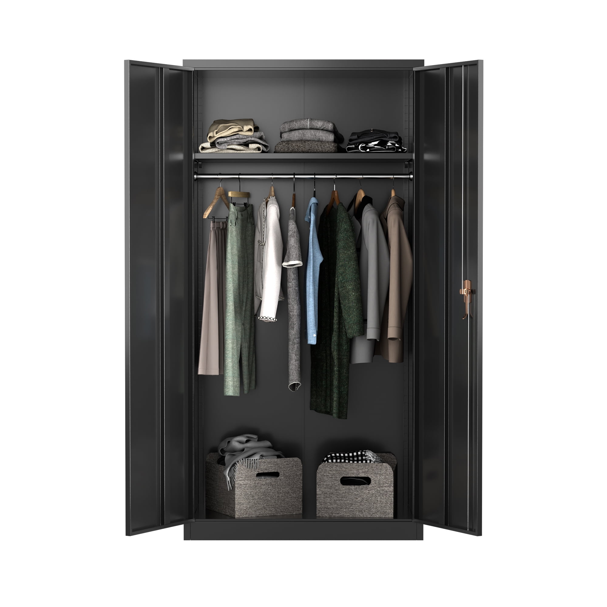 Click here for Aobabo Metal Storage Cabinet With Adjustable Shelf... prices