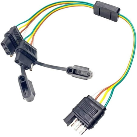 Perfect Y Connector Universal 4 Way Flat Y Splitter Plug & Play Adapter ...