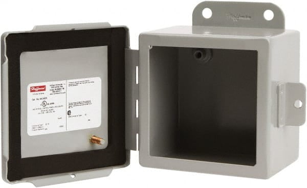Hoffman A8066CH Steel Electrical Enclosure Box, 6" x 8" x 6" - Walmart.com
